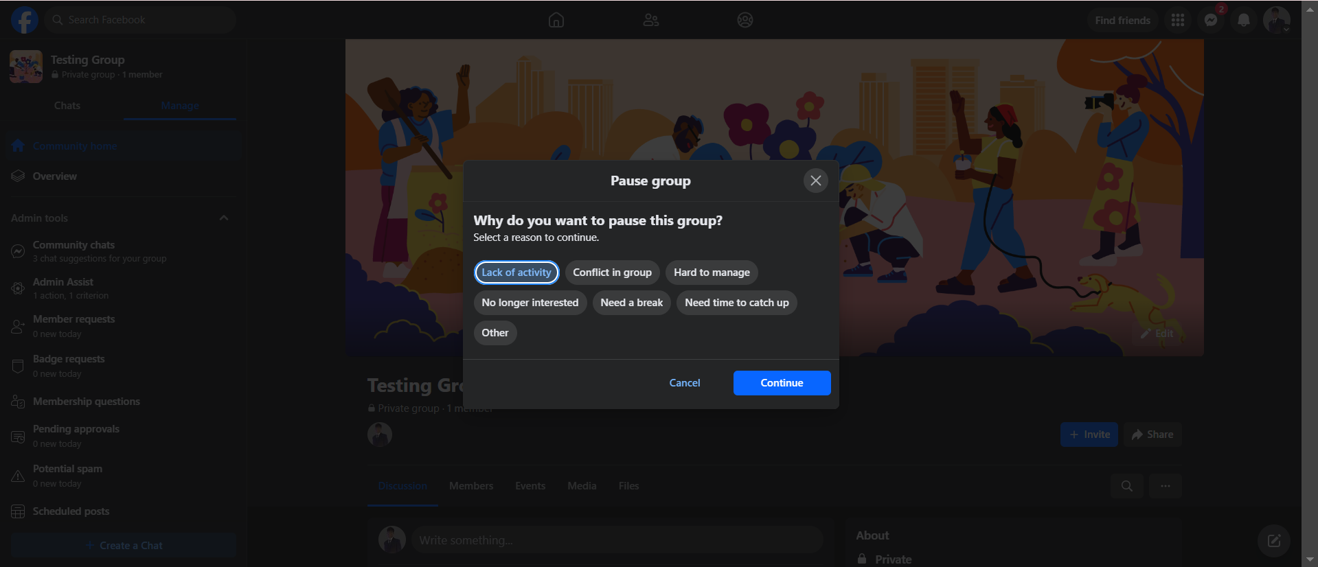 How to Pause a Facebook Group in 2025