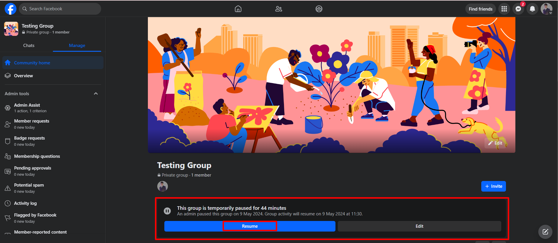 How to Pause a Facebook Group in 2025