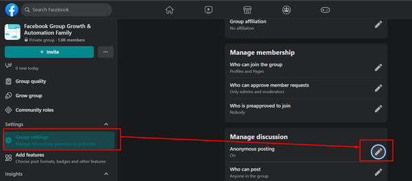 How to Post Anonymously in a Facebook Group