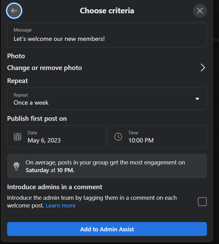 How To Create A Welcome Post In The Facebook Group