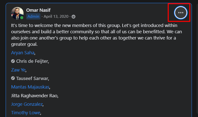 How To Create A Welcome Post In The Facebook Group
