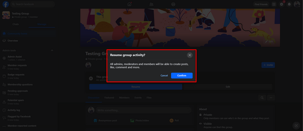 How to Pause a Facebook Group in 2025